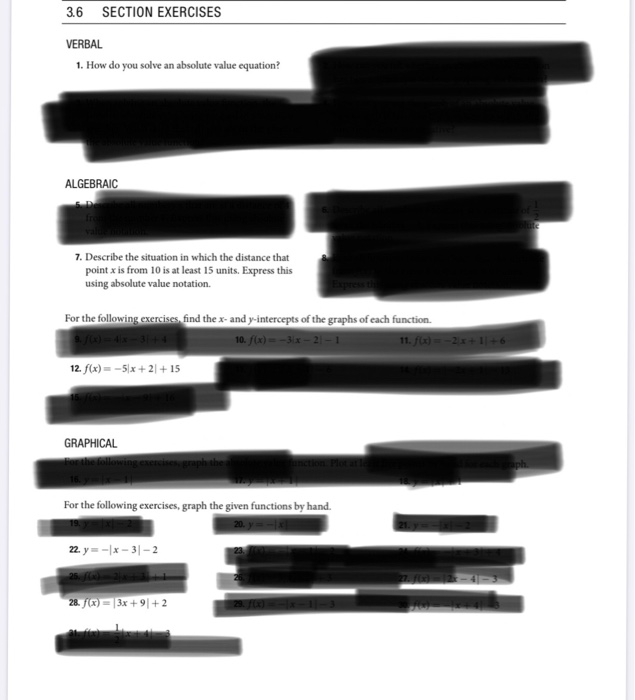 Solved For the following exercises, describe how the formula | Chegg.com