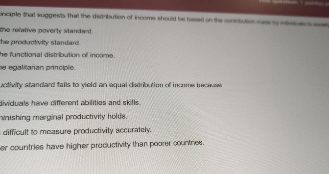 Solved inciple that suggests that the distribution of income | Chegg.com Solved inciple that suggests that the distribution of income | Chegg.com