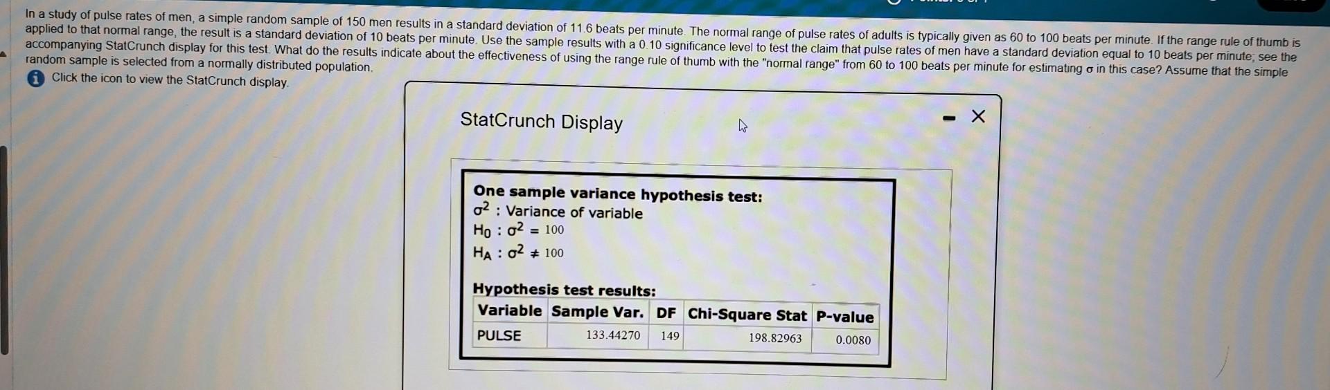 Solved random sample is selected from a normally distributed | Chegg.com