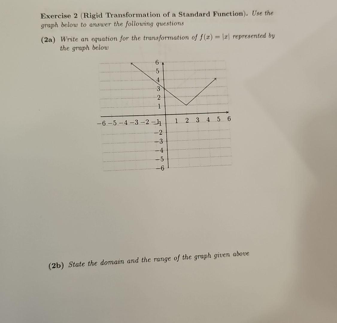 Solved How to solve Exercise 2 (Rigid Transformation of a | Chegg.com
