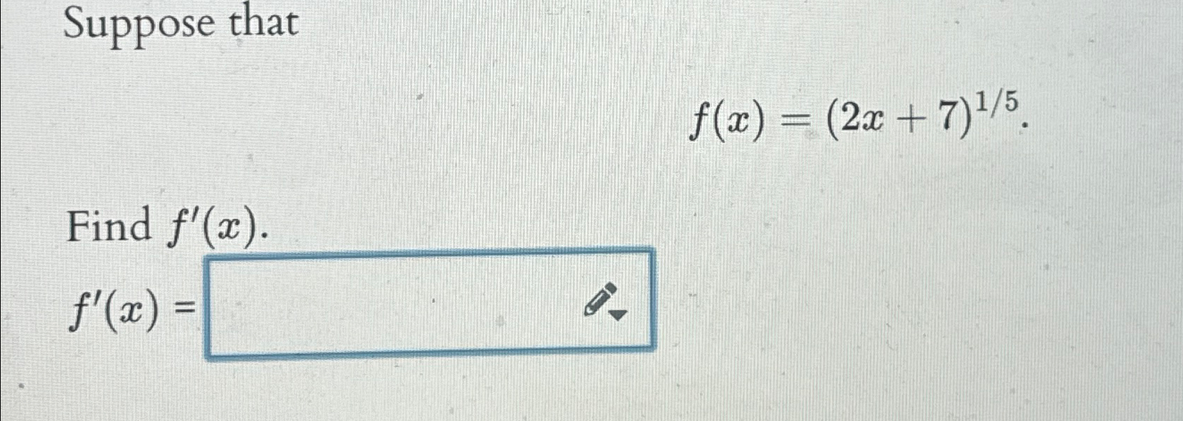 Solved Suppose Thatf X 2x 7 15 Find F X F X