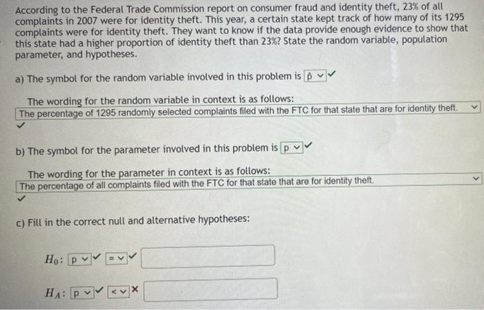 Solved According to the Federal Trade Commission report on | Chegg.com