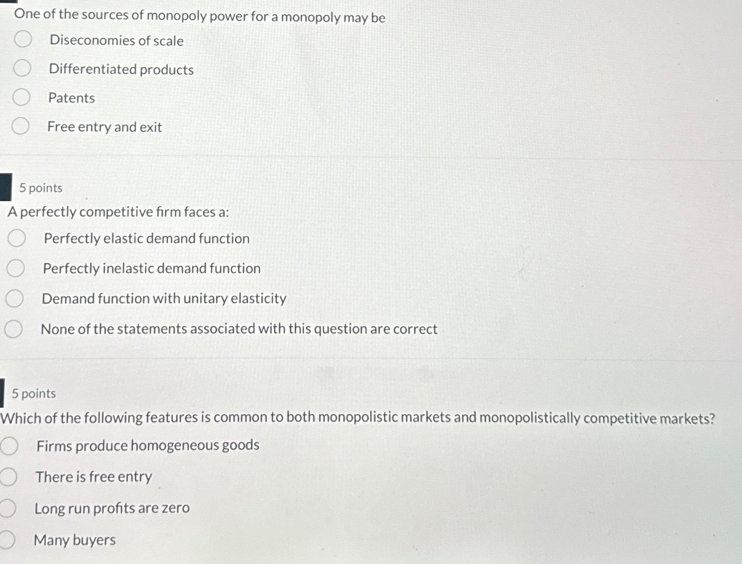 Solved One of the sources of monopoly power for a monopoly | Chegg.com