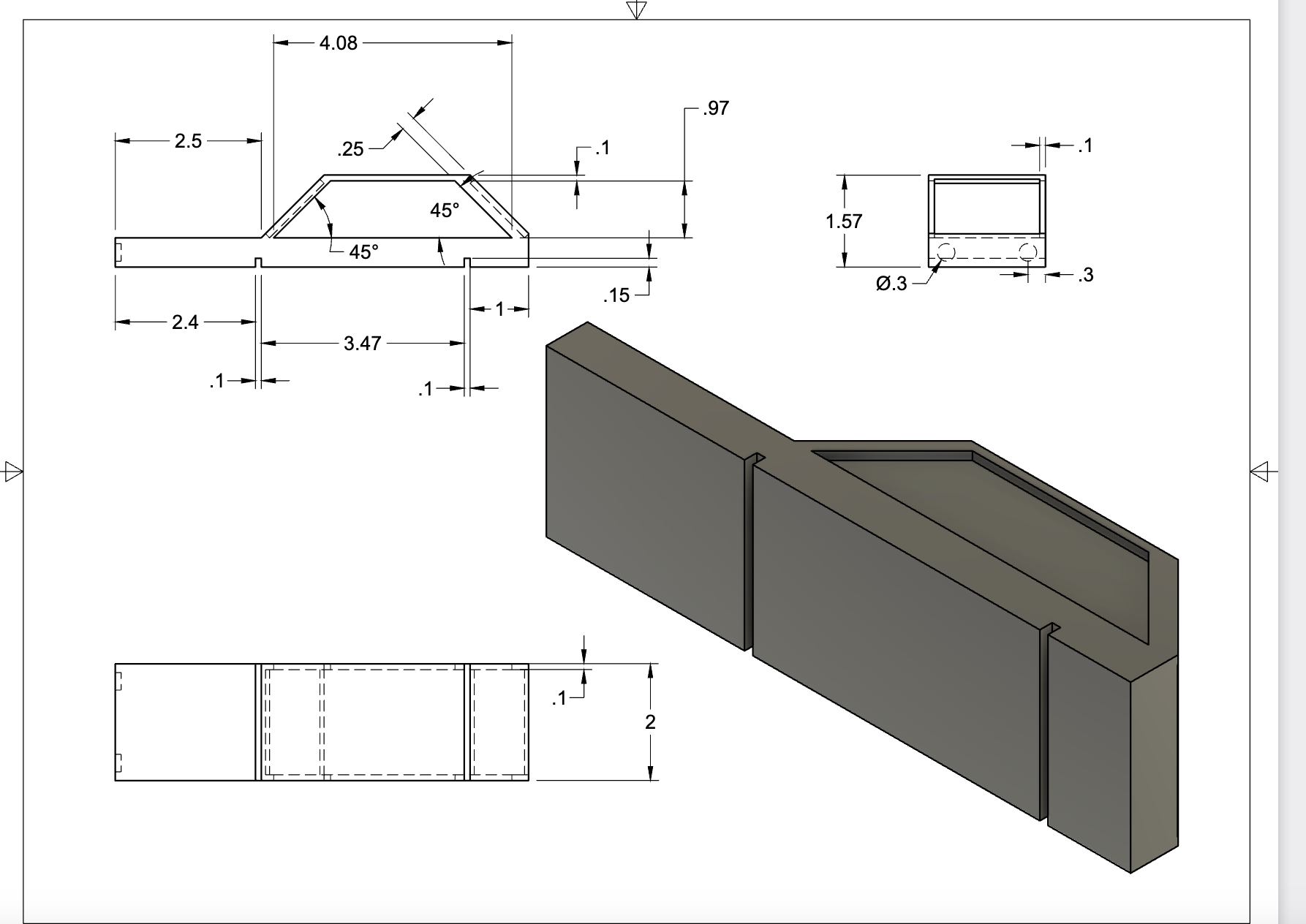 Draw the following by using Auto CAD on fusion 360 | Chegg.com