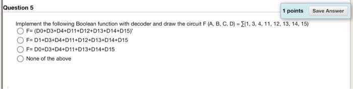 Solved Design A Four Bit Combinational Circuit 2 S