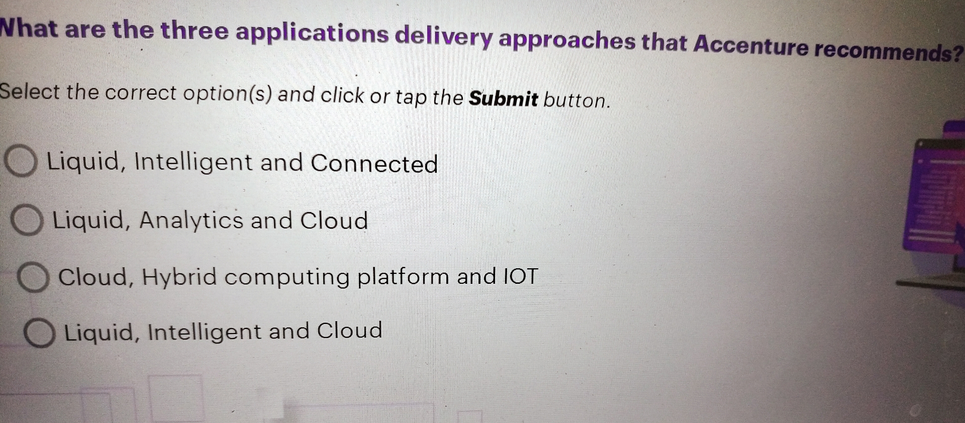 Solved Nhat are the three applications delivery approaches | Chegg.com
