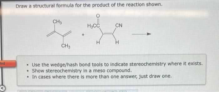 Solved req NO Zreq Draw structural formulas for the diene | Chegg.com