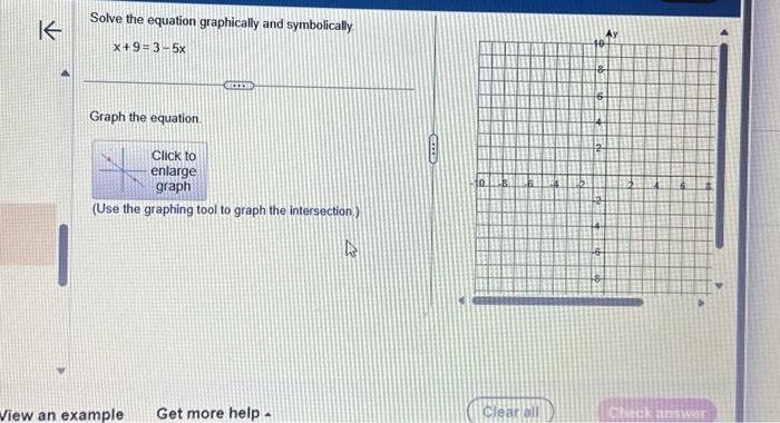 Solved Solve the equation graphically and symbolically. | Chegg.com