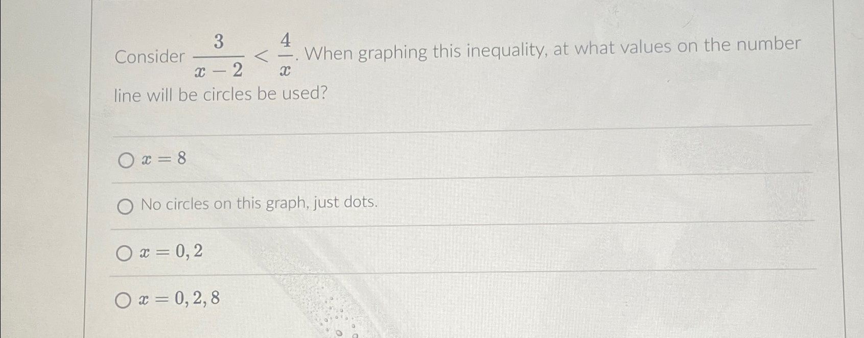 Solved Consider 3x-2
