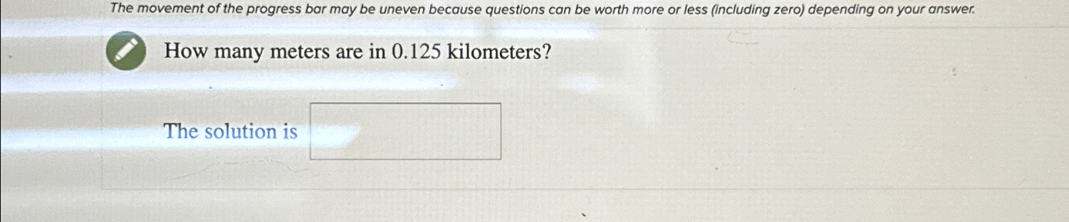 Solved The movement of the progress bar may be uneven | Chegg.com