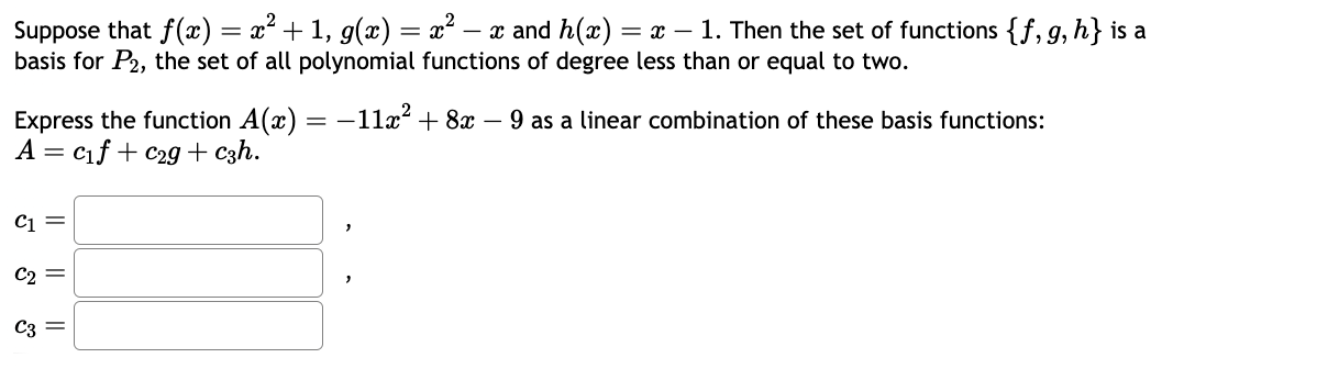 Suppose That Fxx21gxx2 X and Hxx 1 then
