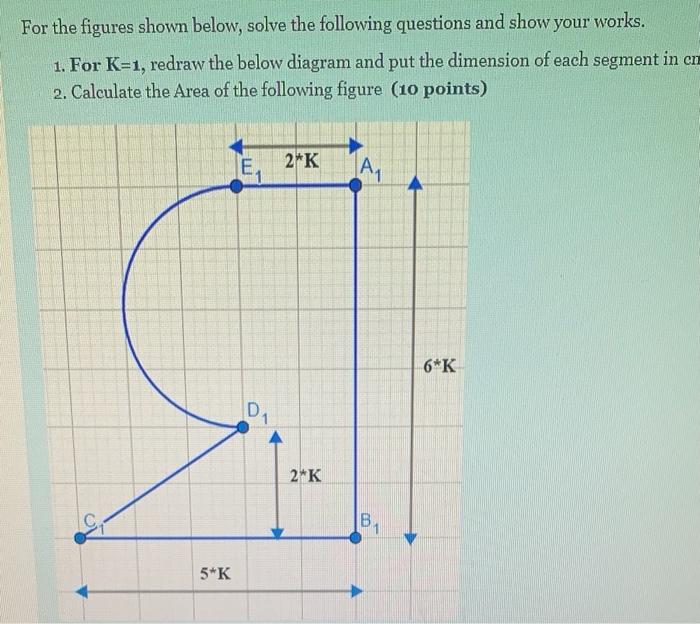 Solved For the figures shown below, solve the following | Chegg.com