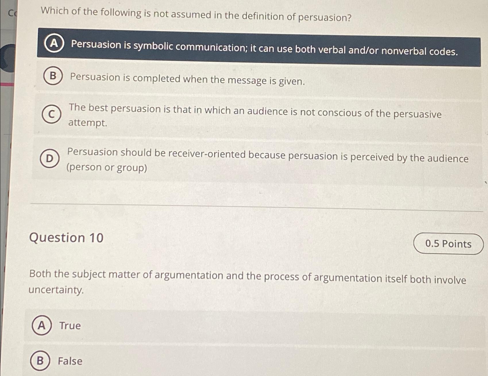 Solved co Which of the following is not assumed in the | Chegg.com