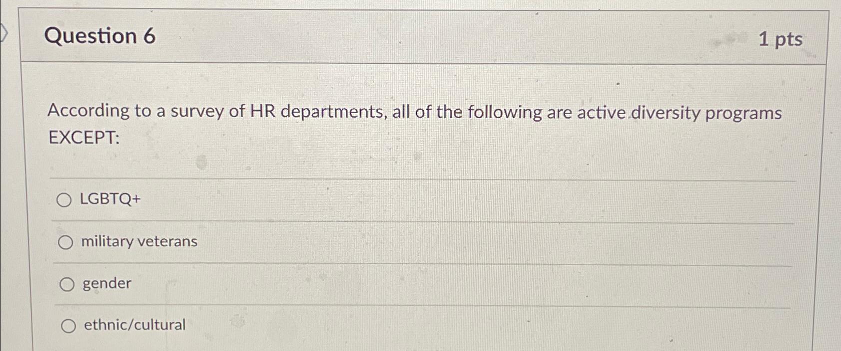 Solved Question 61 ﻿ptsAccording to a survey of HR | Chegg.com