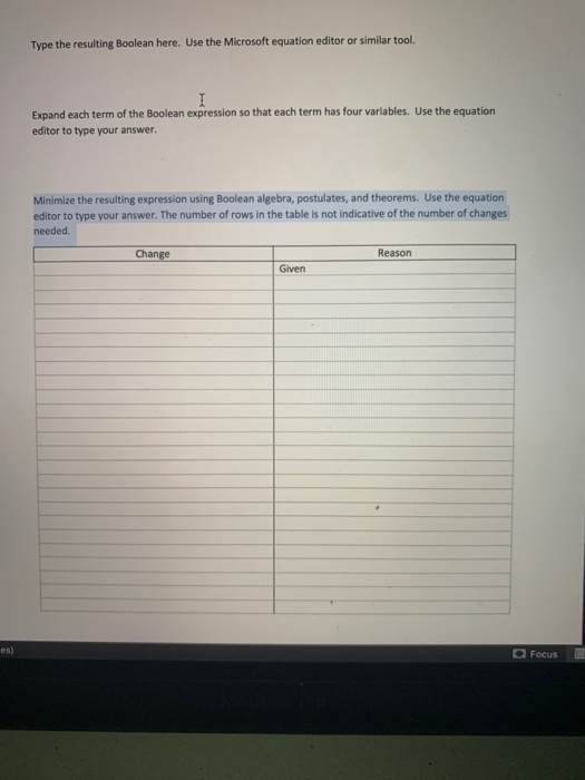 Solved CSC215 Circuit Minimization (SOP) -- Saved to my Mac | Chegg.com
