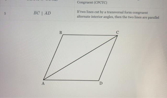 Solved Fill in the missing statement and reason of the proof | Chegg.com