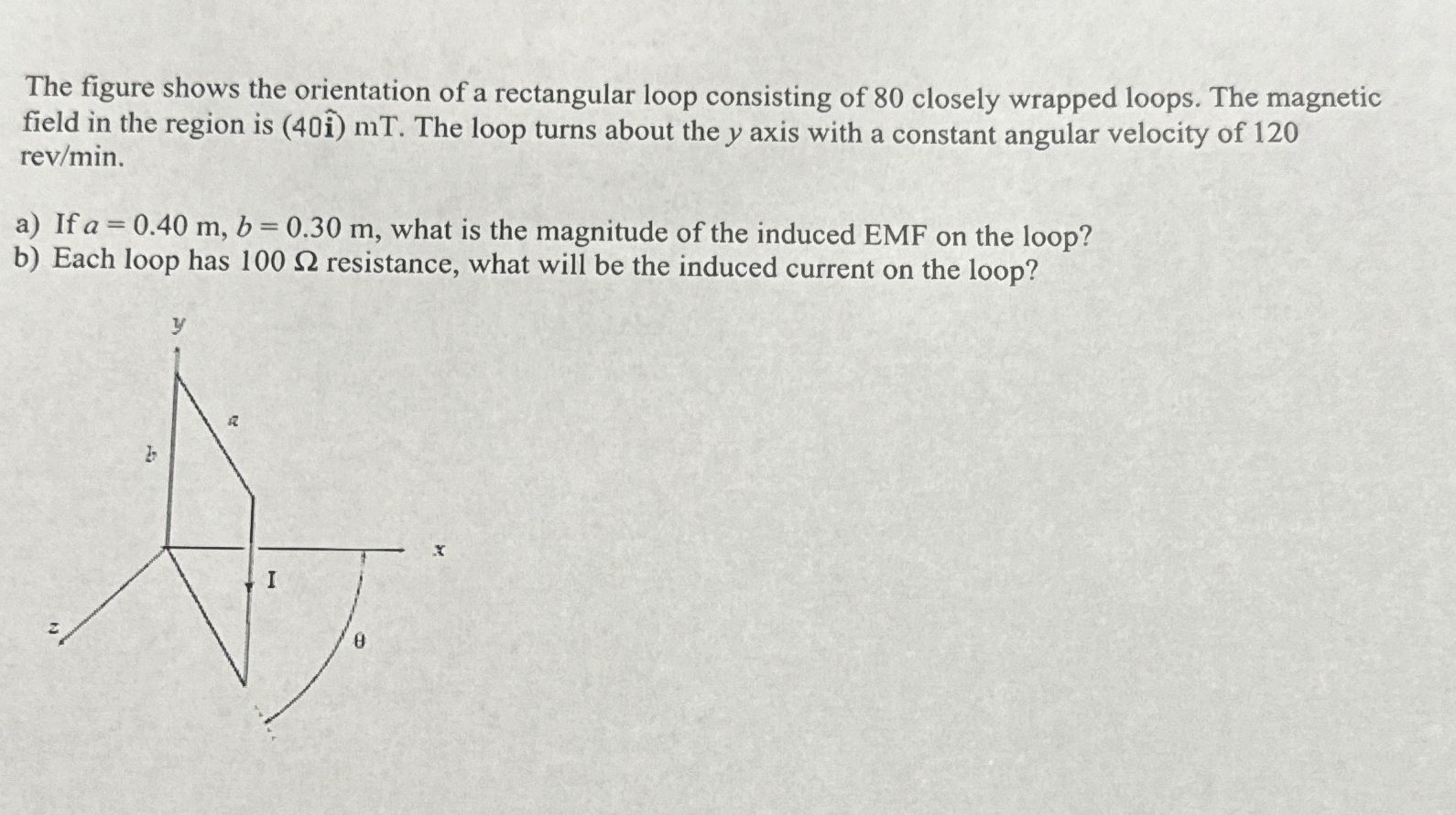 Solved The figure shows the orientation of a rectangular | Chegg.com