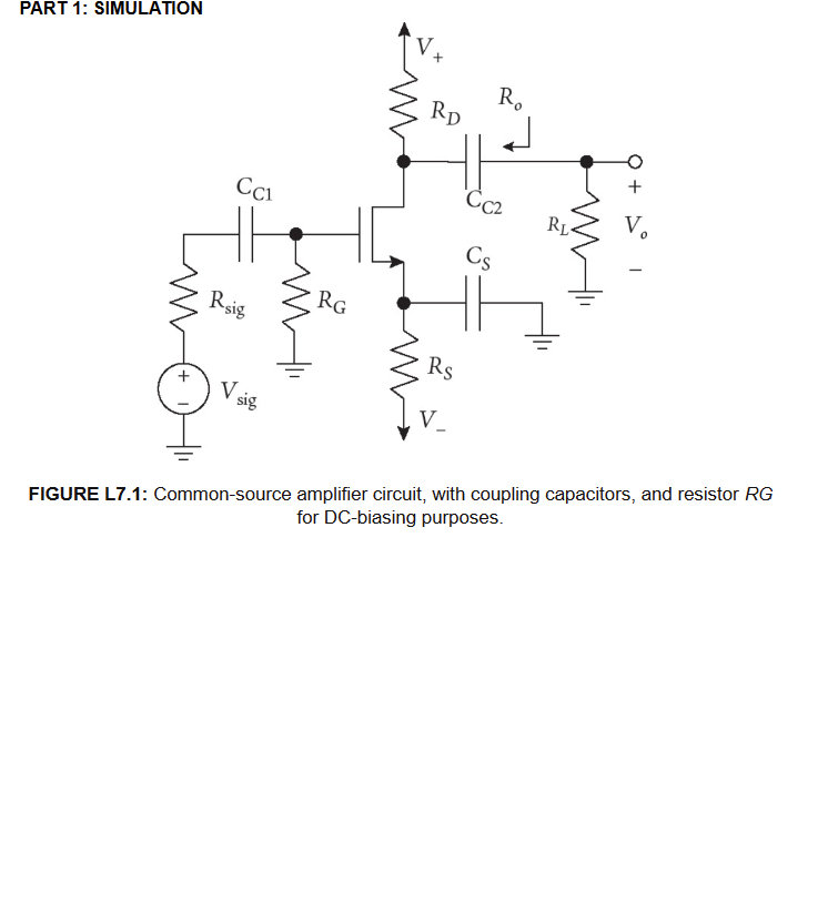 Solved by an EXPERT 2 ﻿USING LTSPICE Design the amplifier to achieve a | Chegg.com