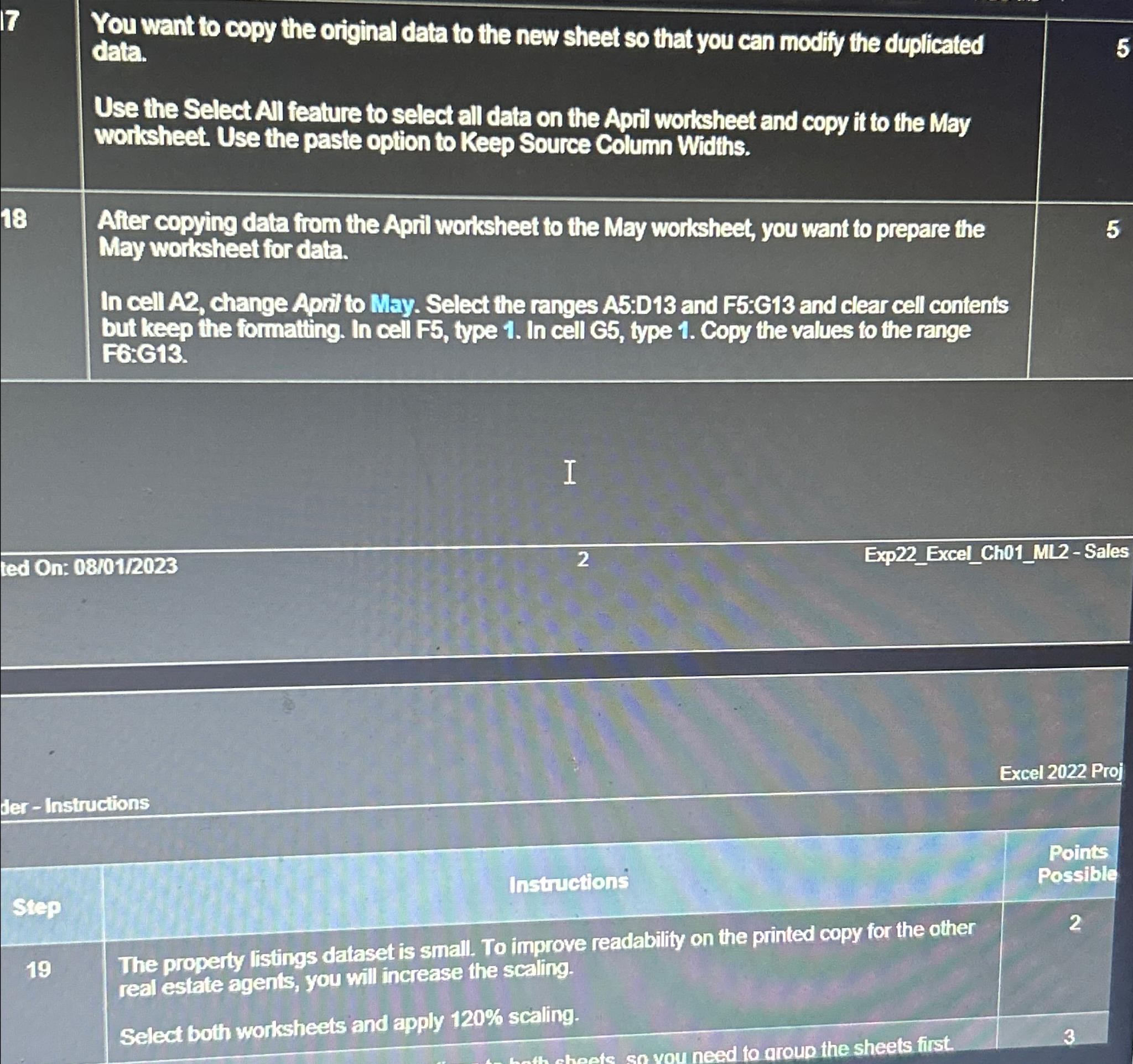 Solved \table[[7,\table[[You want to copy the original data | Chegg.com