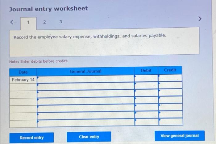 Solved Problem 8-4A Record payroll (L08-3) Vacation | Chegg.com