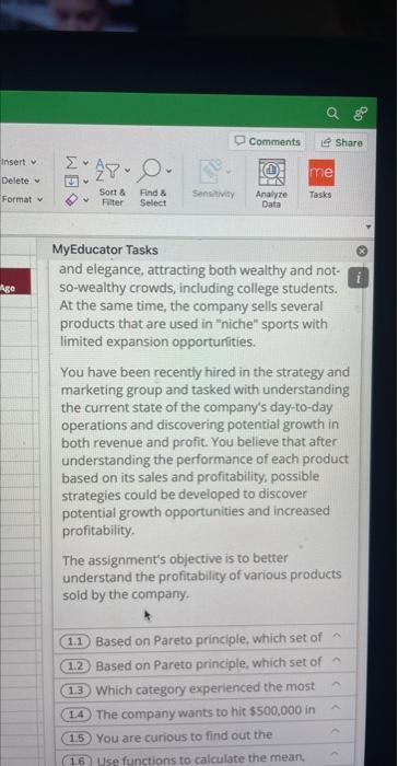 MyEducator Tasks and elegance, attracting both | Chegg.com