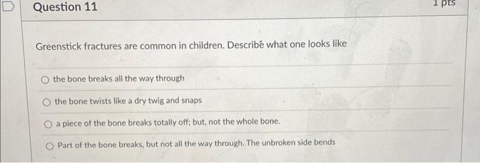 Solved Match the following bone markings with the correct | Chegg.com