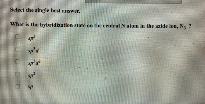 Solved Select the single best answer. What is the | Chegg.com