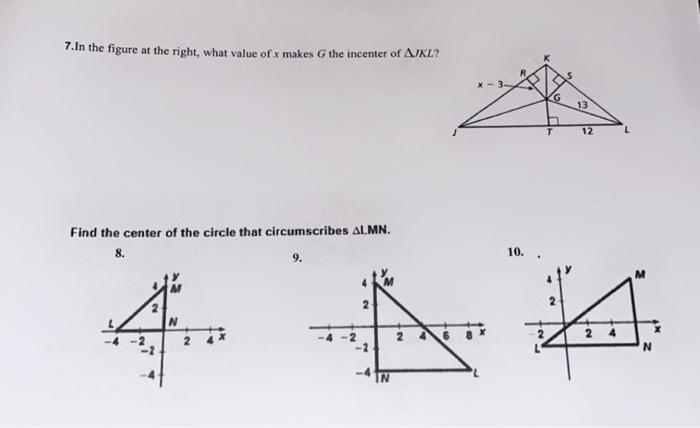 Solved 7.In the figure at the right, what value of x makes | Chegg.com