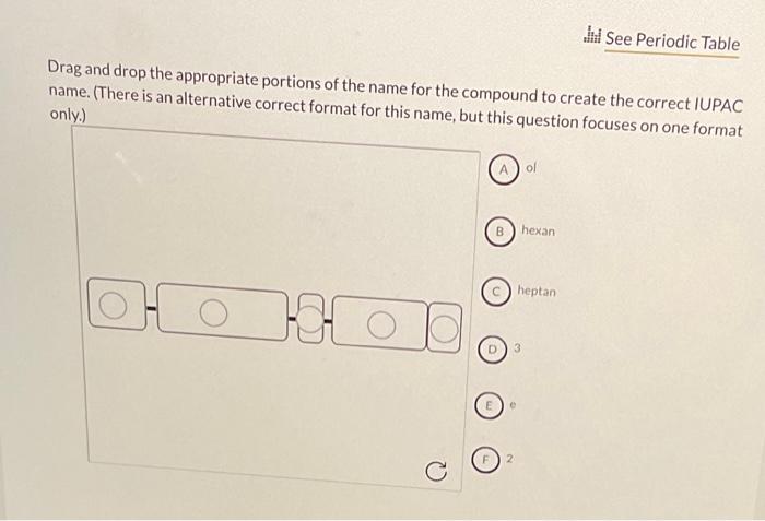 Solved The IUPAC system for naming compounds relies on the | Chegg.com