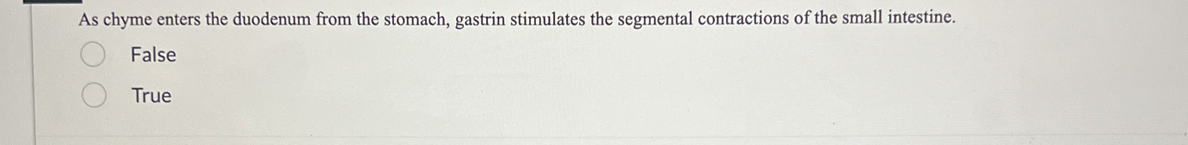 Solved As chyme enters the duodenum from the stomach, | Chegg.com