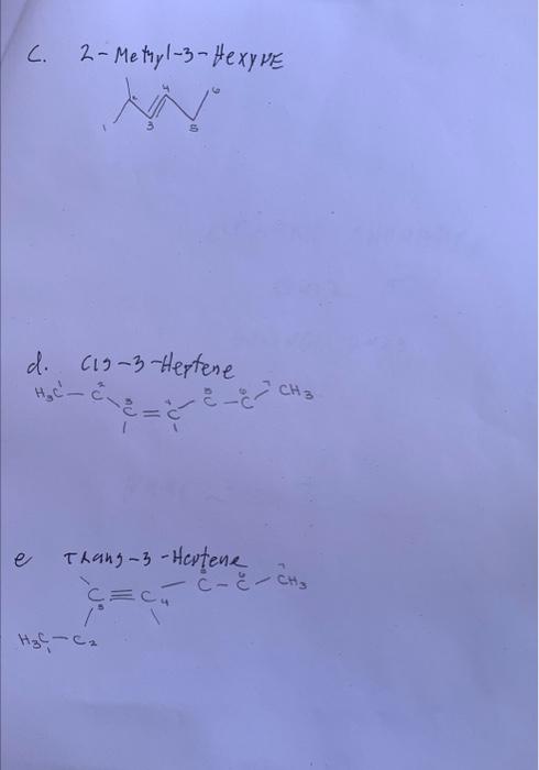 Solved Using as starting materials 1-propene, 1-butene plus | Chegg.com
