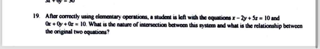 Solved After correctly using elementary operations, a | Chegg.com