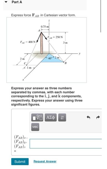 Solved Determine The Coordinate Direction Angle α Of The