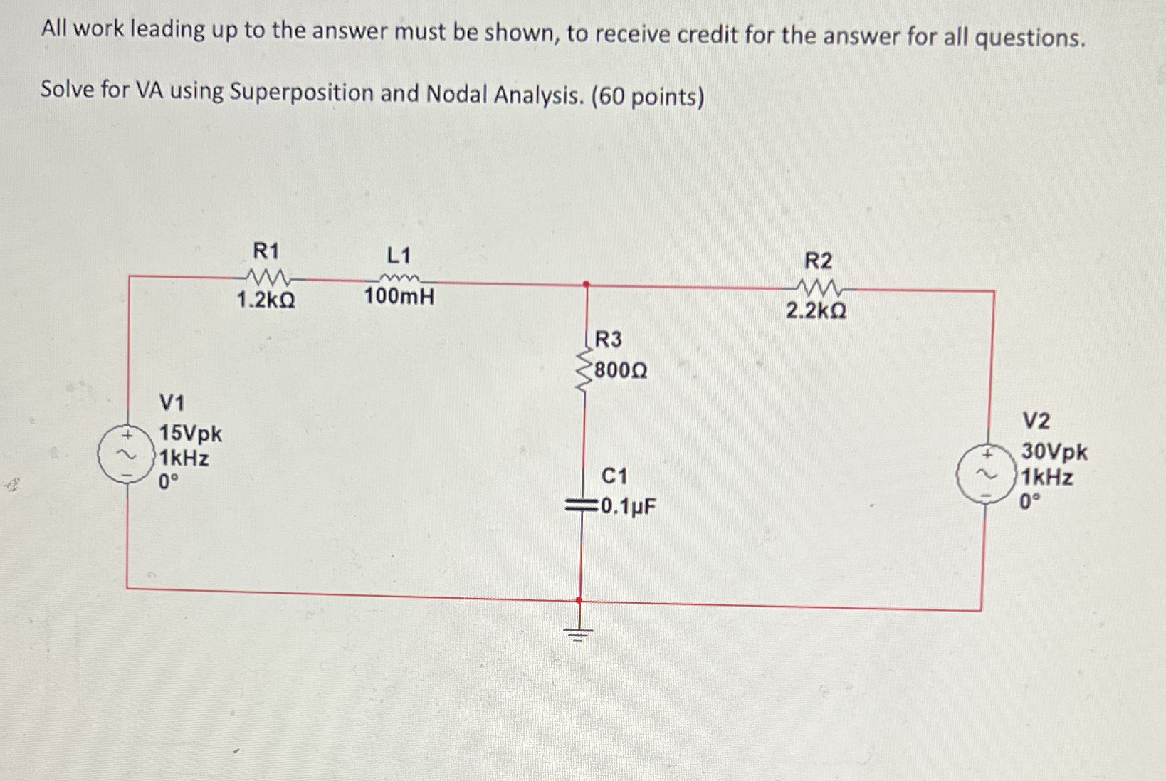 Solved All work leading up to the answer must be shown, to | Chegg.com