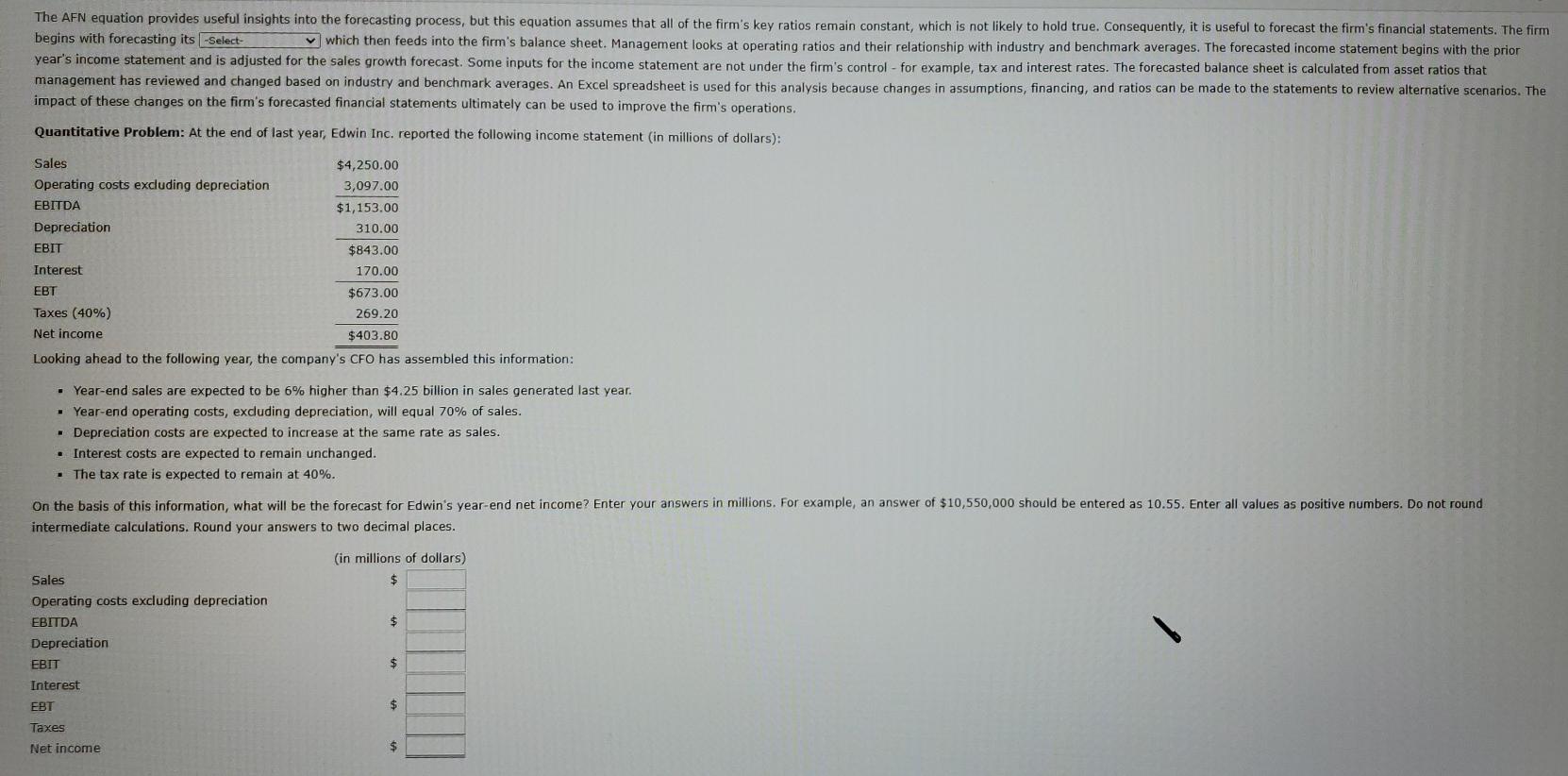 Solved The AFN equation provides useful insights into the | Chegg.com