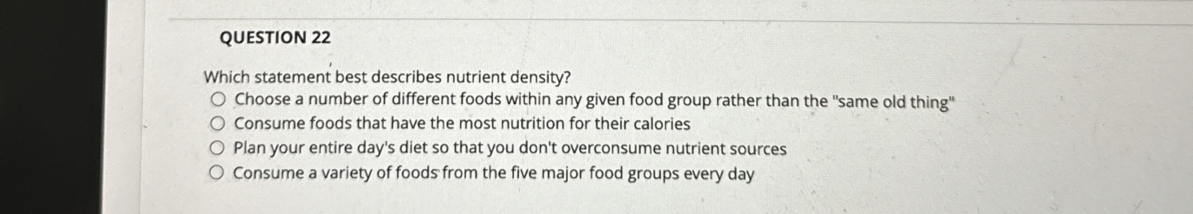 Solved QUESTION 22Which statement best describes nutrient | Chegg.com