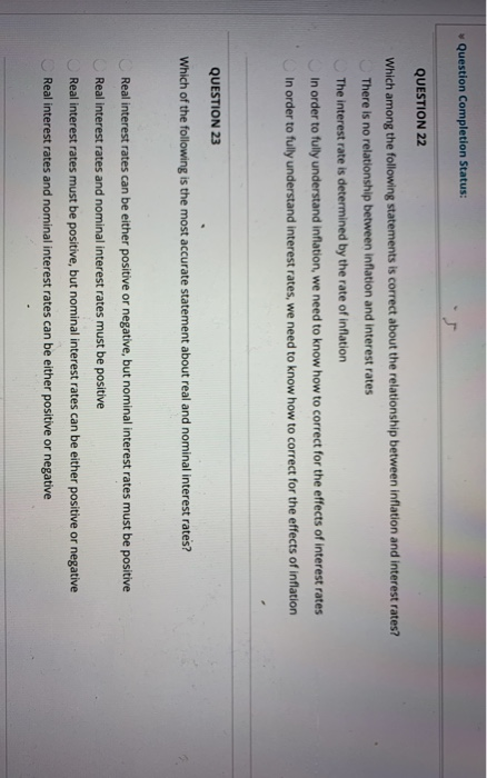 Solved Question Completion Status: QUESTION 22 Which among | Chegg.com