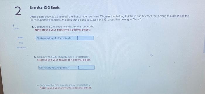Solved After a data set was partitioned, the first partition | Chegg.com
