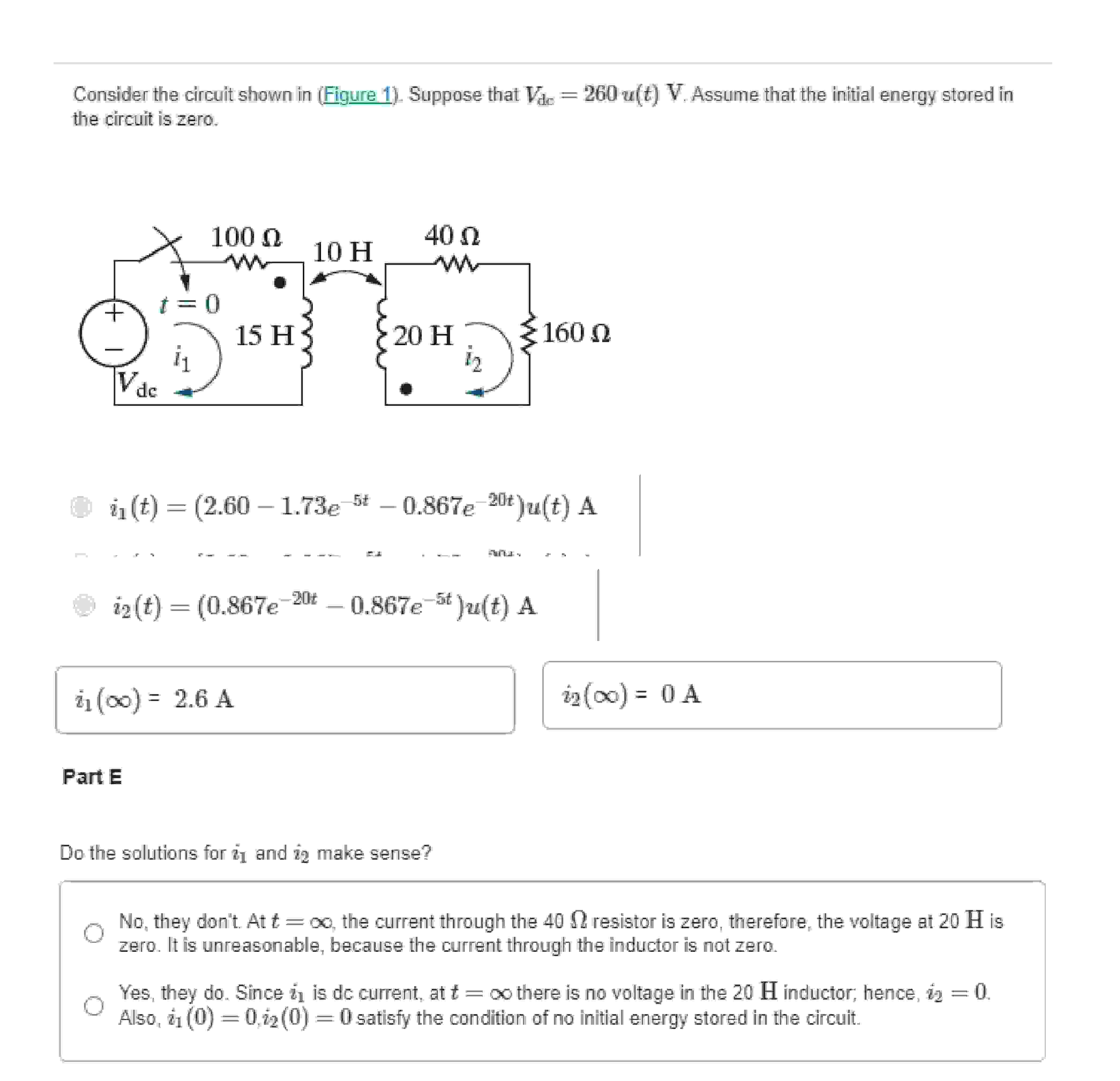 other parts are solved, please solve part E and | Chegg.com other parts are solved, please solve part E and | Chegg.com
