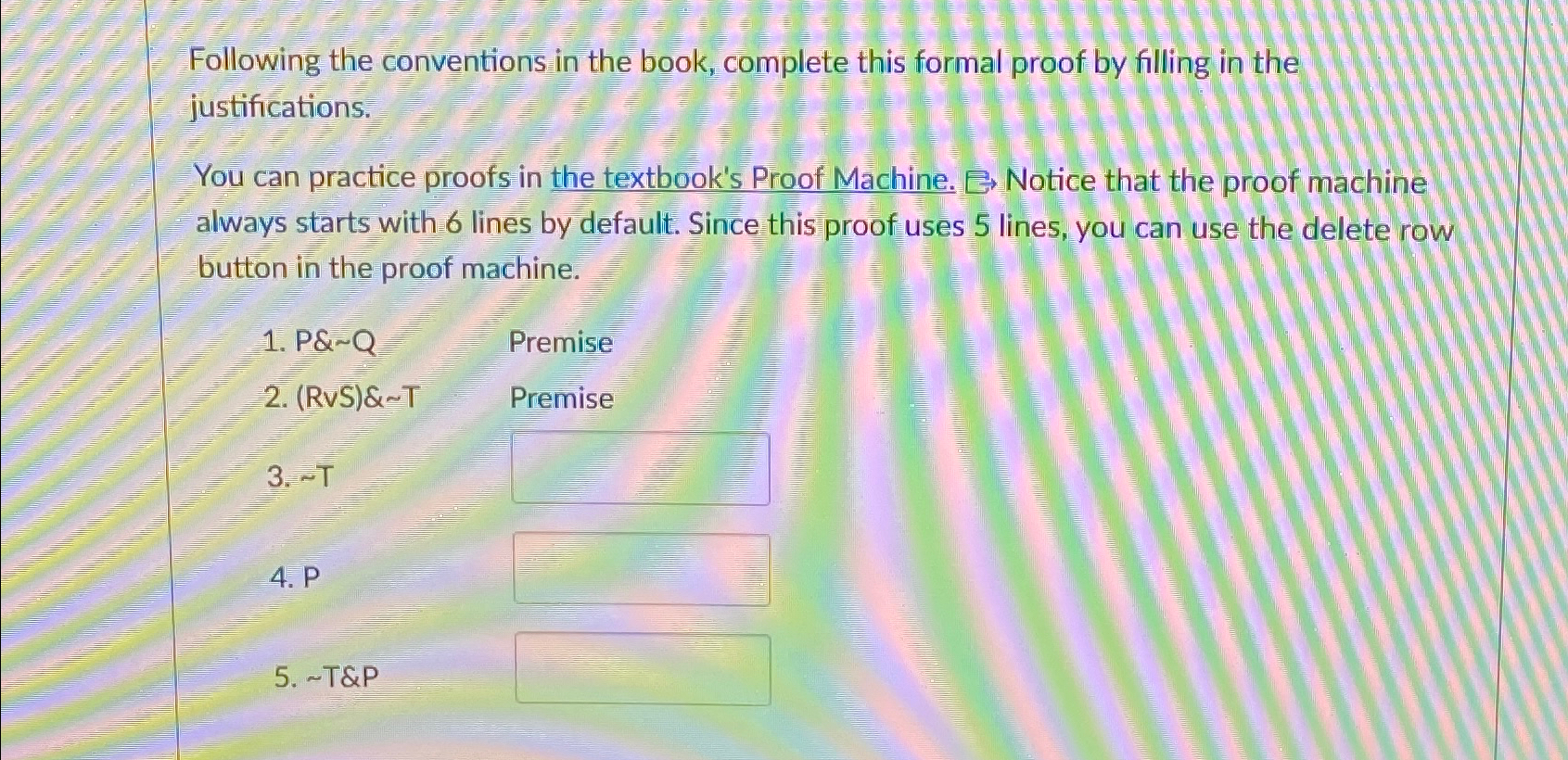 Solved Following the conventions in the book, complete this | Chegg.com