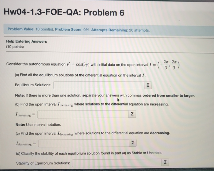 Solved Hw04-1.3-FOE-QA: Problem 6 Problem Value: 10 | Chegg.com