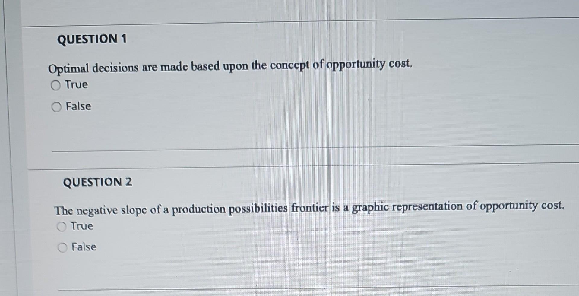 Solved Optimal decisions are made based upon the concept of | Chegg.com