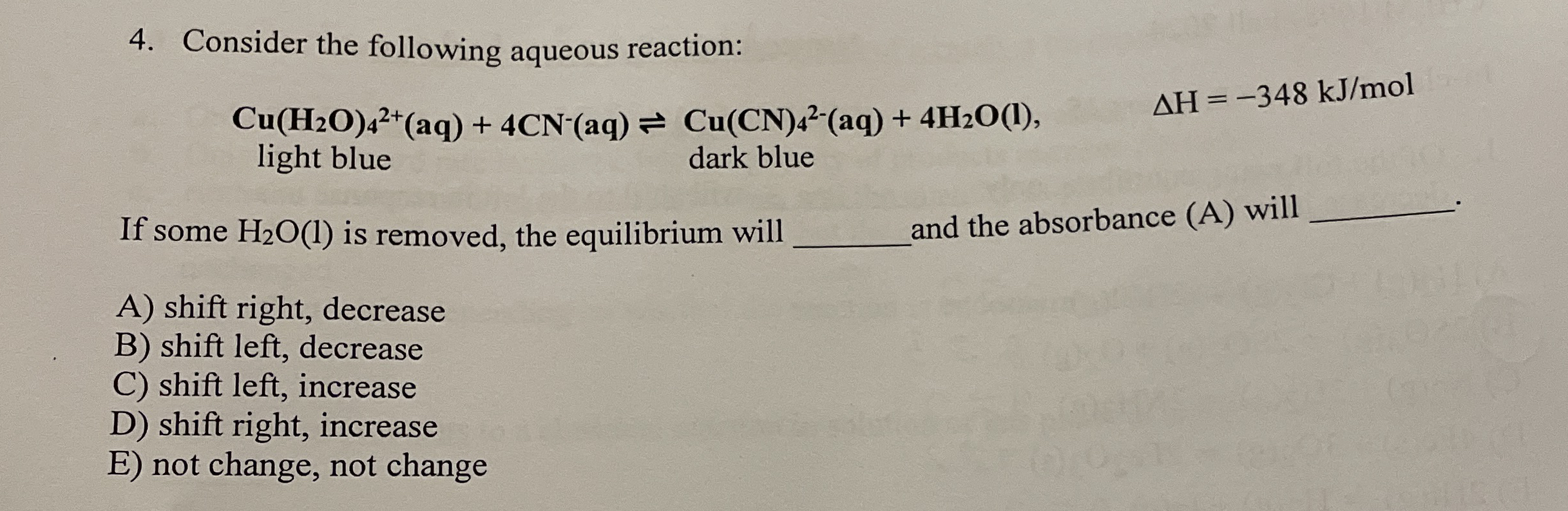Solved Consider the following aqueous | Chegg.com