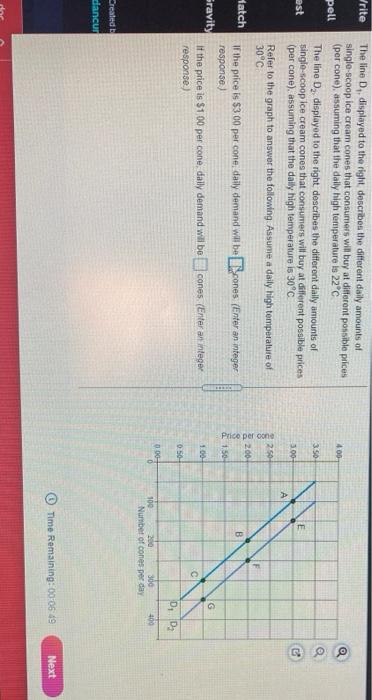 Solved Write 400 pell 350 G0 est 31.00 А The line D | Chegg.com