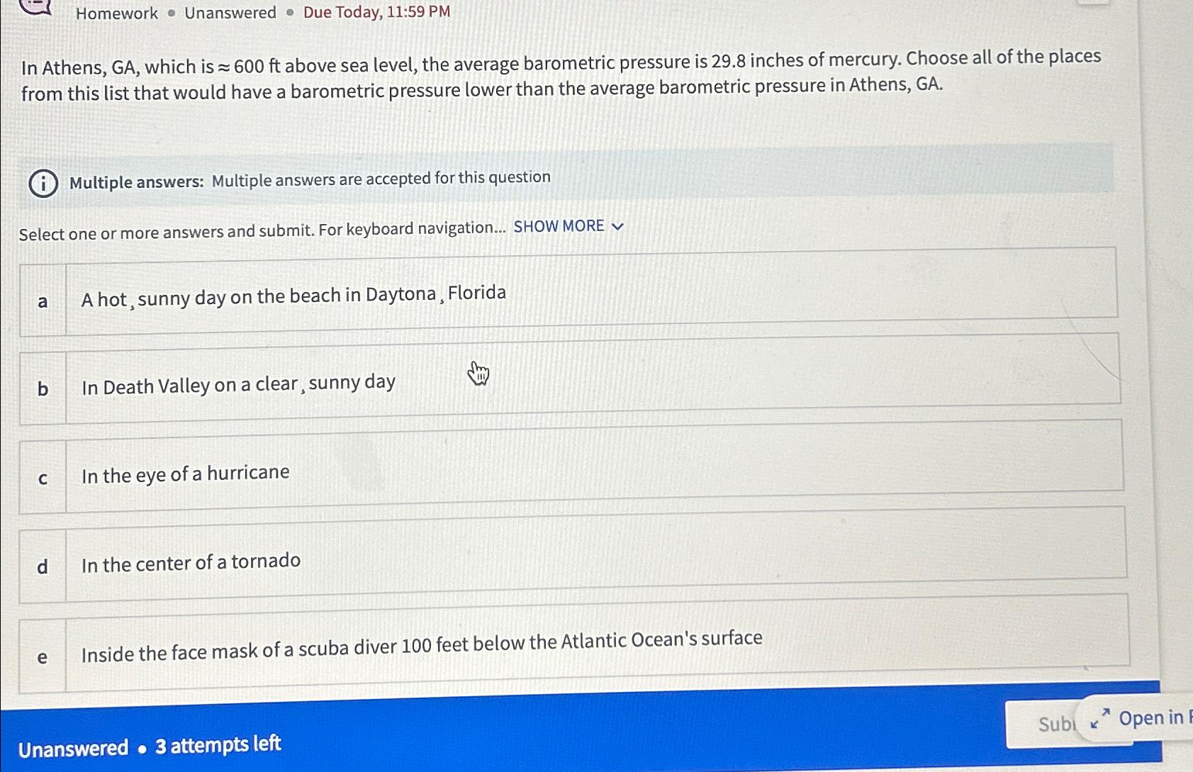 Solved Homework * ﻿Unanswered * ﻿Due Today, 11:59 ﻿PMIn | Chegg.com