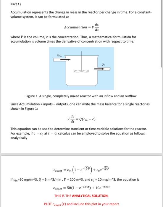 Solved Accumulation represents the change in mass in the | Chegg.com