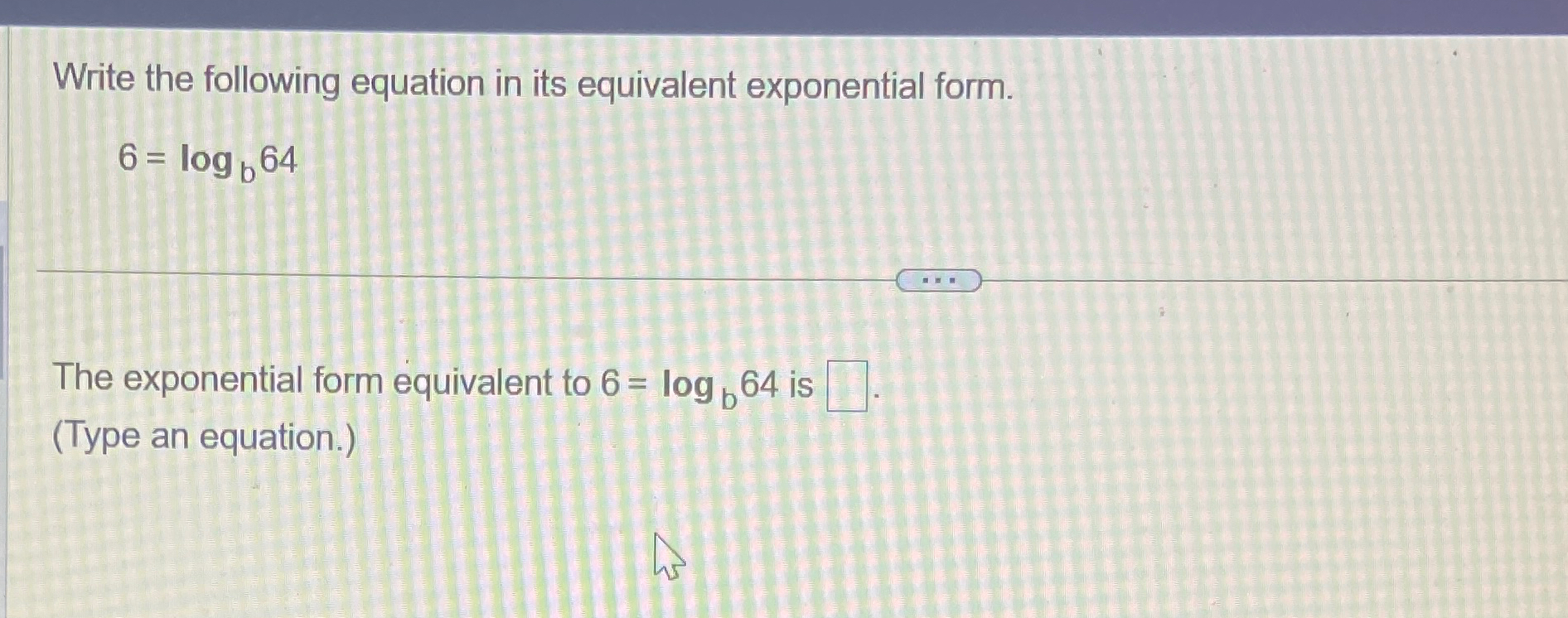 Solved Write the following equation in its equivalent | Chegg.com