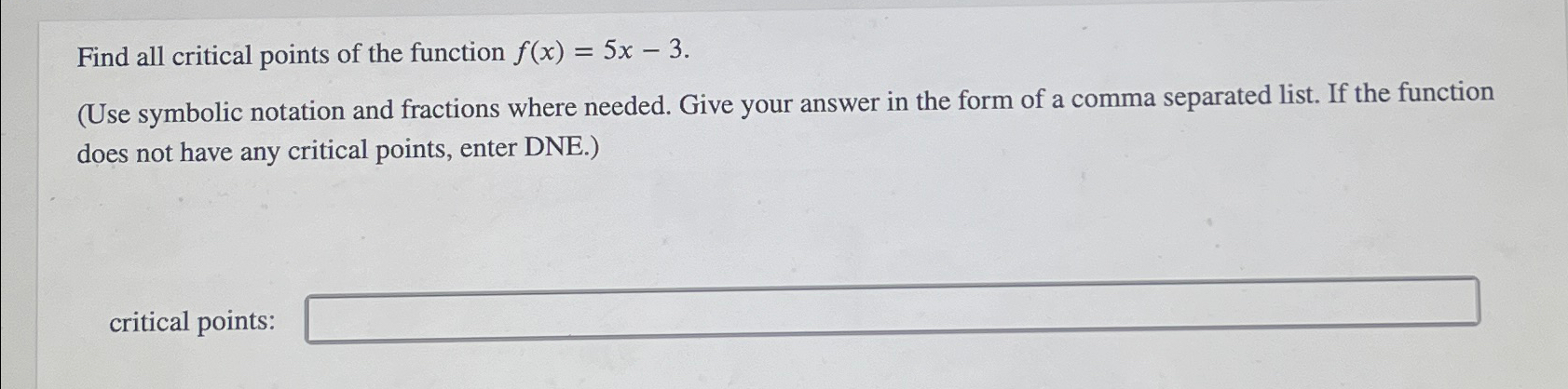 Solved Find all critical points of the function | Chegg.com