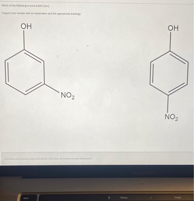 Solved Which of the following is more acidic fans) Support | Chegg.com
