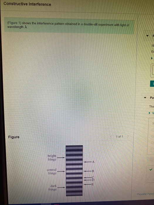 Solved Constructive Interference (Figure 1) shows the | Chegg.com